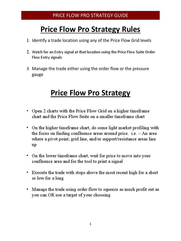 Price Flow Pro Strategy Guide PDF | PDF | Market Trend | Prices