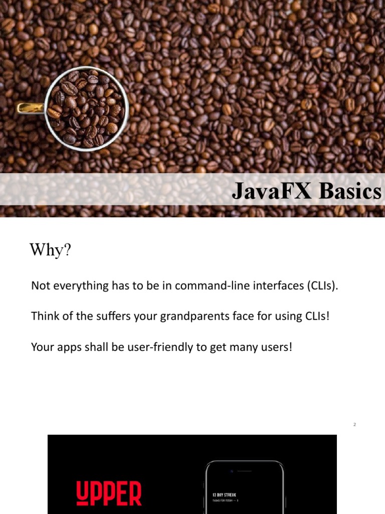 JavaFX Basics | PDF | Application Software | Graphical User Interfaces