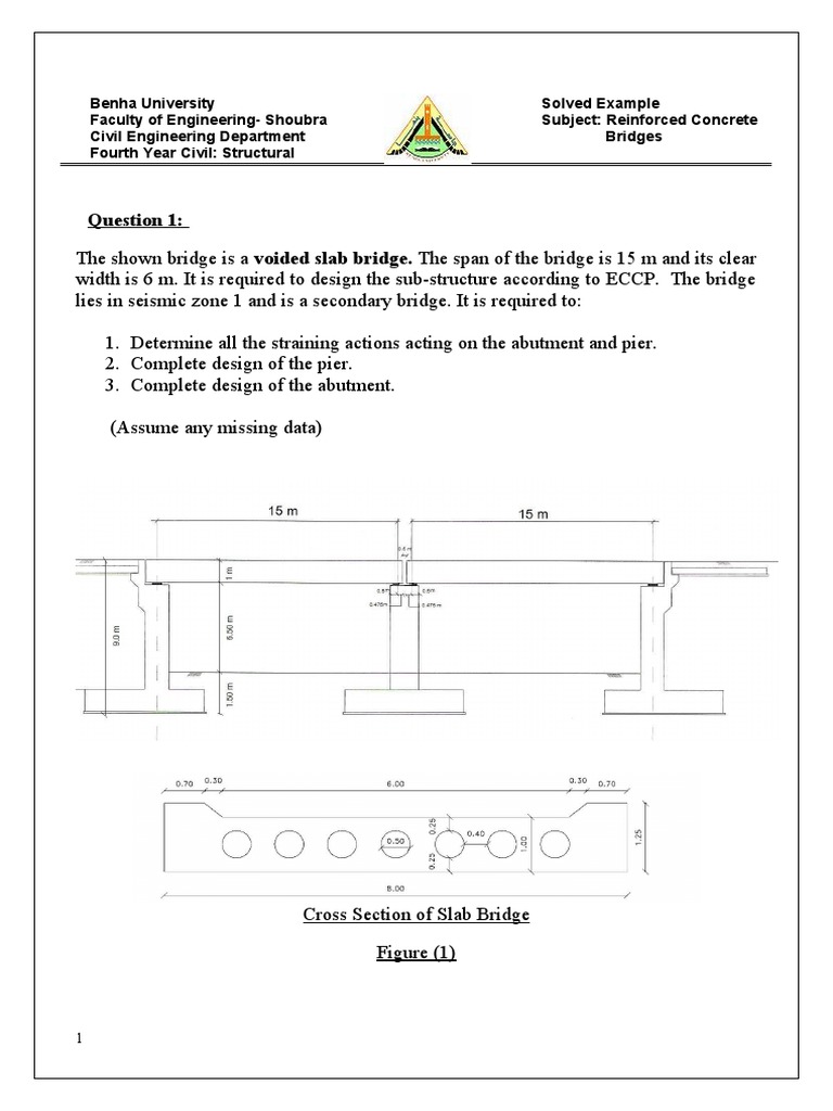 Abutment Solved Example 2020 Final Rev. + Design | PDF | Bridge | Civil ...