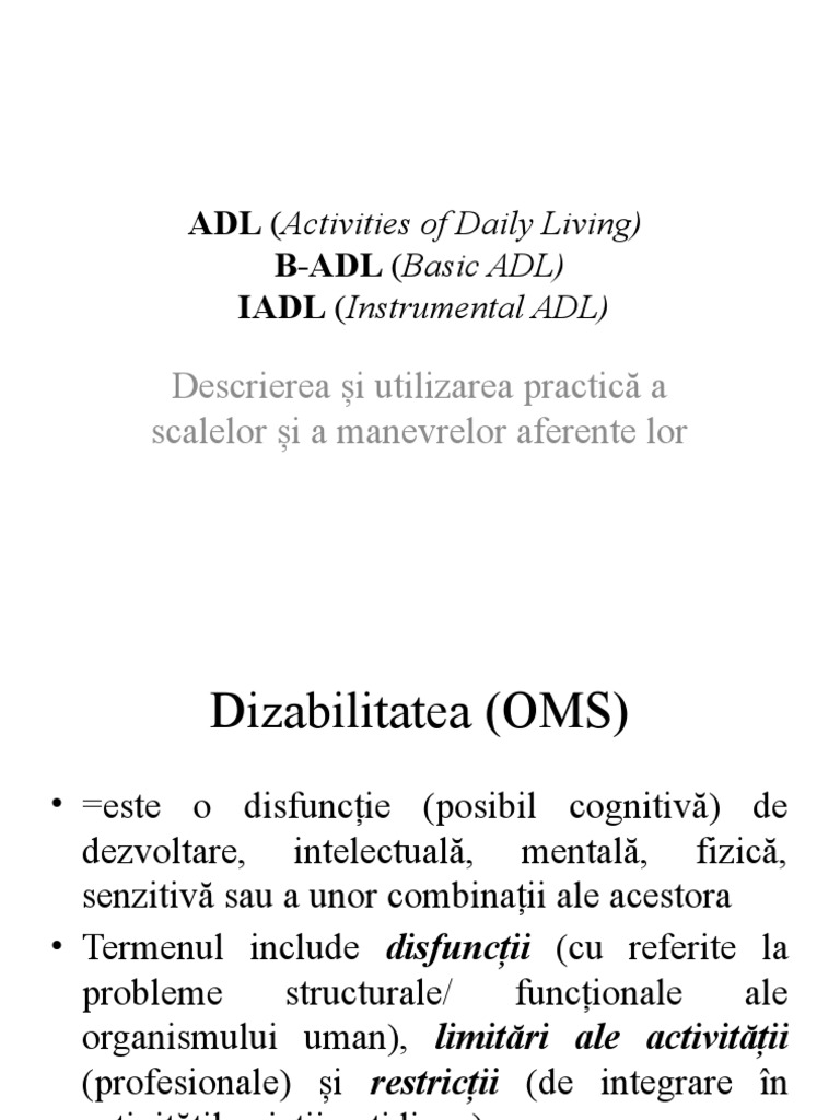 Adl Iadl | PDF