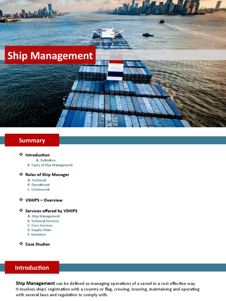 Ship Management | PDF | Ships | Oil Tanker