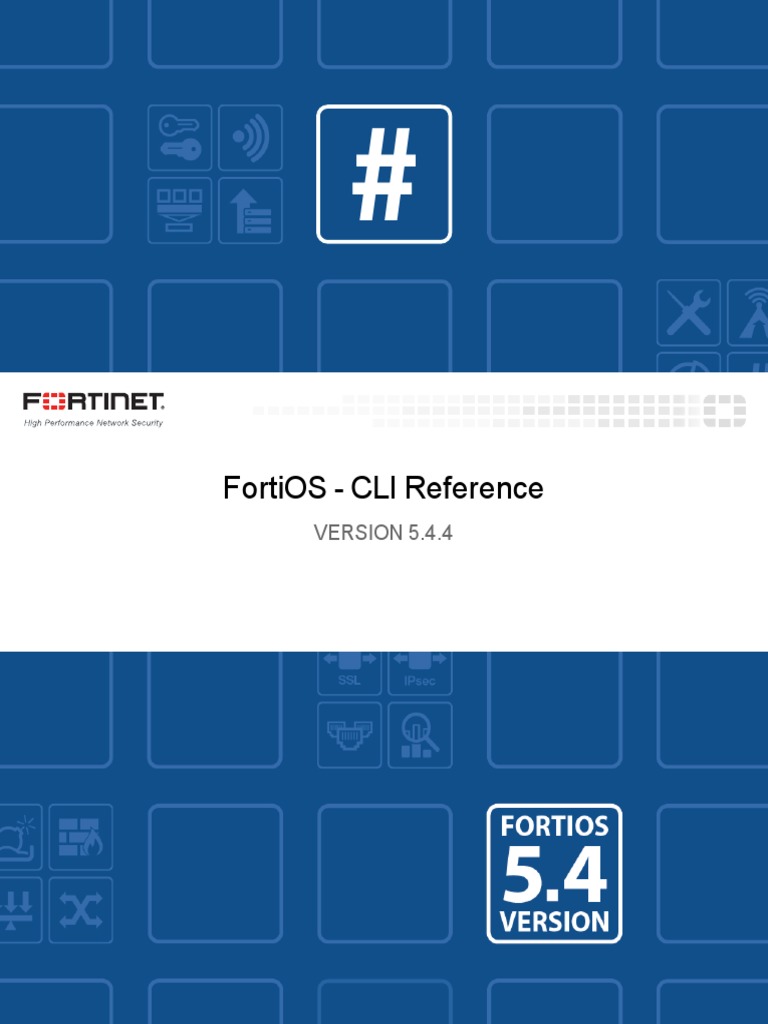 Fortigate Cli Ref 54 | PDF | Command Line Interface | Booting