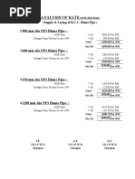 Galvanized Spiral Duct Weight Chart | PDF | Building Engineering ...