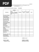 BDRRMP Fund Utilization Report Template | PDF