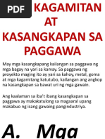 EPP 5 Q4 WEEK 2 LESSON 2 Kagamitan at Kasangkapan Sa Gawaing-Kahoy ...