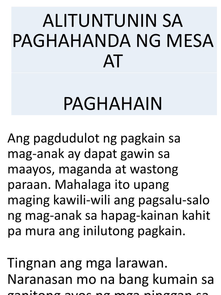 Alituntunin Sa Paghahain | PDF