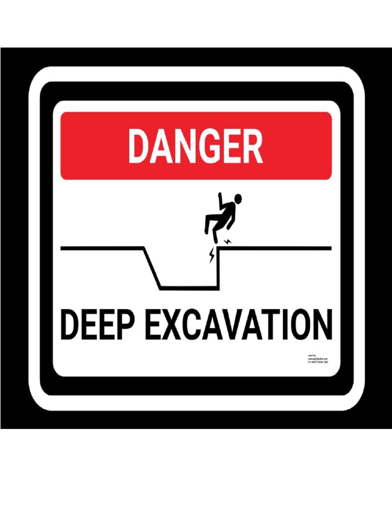 Deep Excavation Sign | PDF