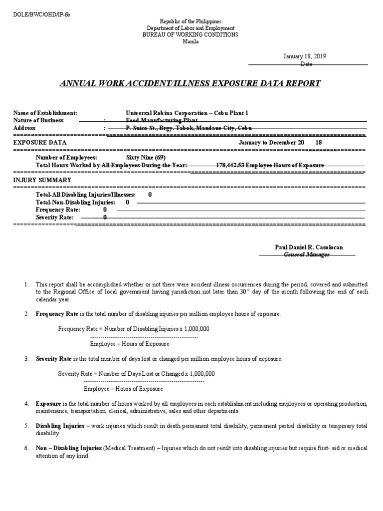 DOLE BWC OHSD IP 6b | PDF | Disability | Employment