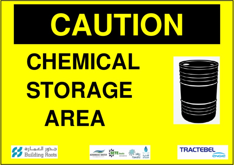 Chemical Storage Area Safety Guidelines | PDF