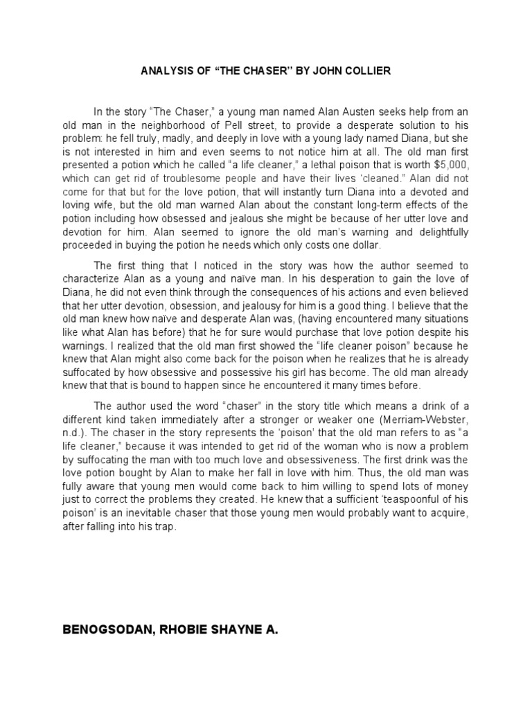 The Bitter Chaser: An Analysis of the Consequences of Using a Love ...