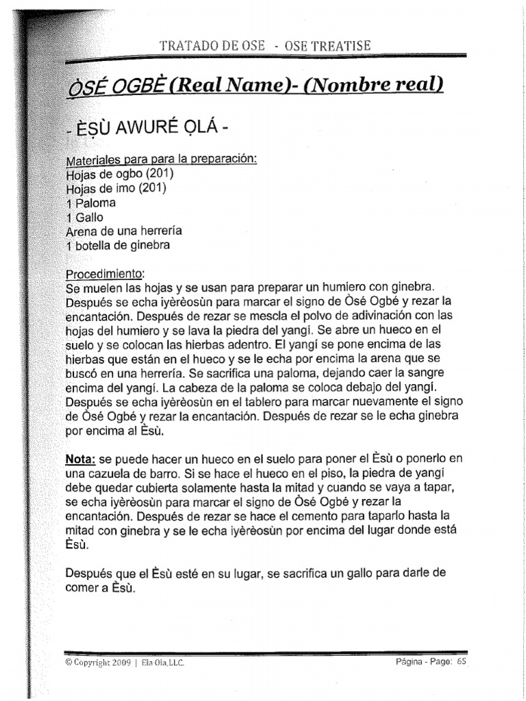 Òsé Ogbè | PDF