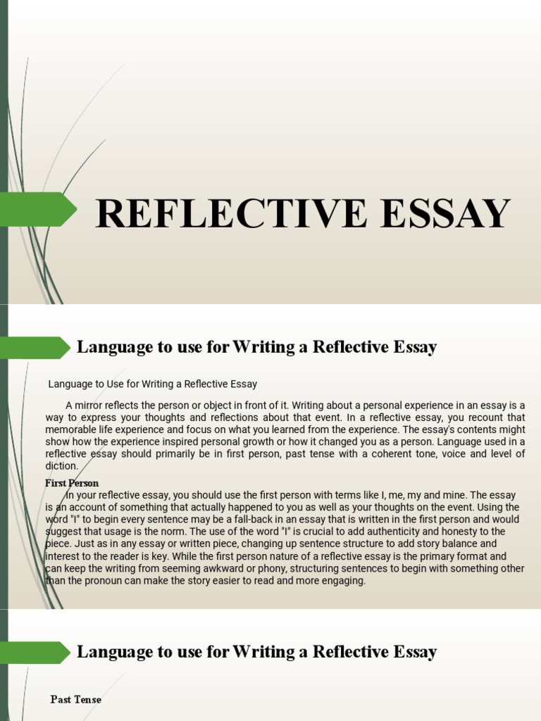Reflective Essay | PDF | Essays | Narrative