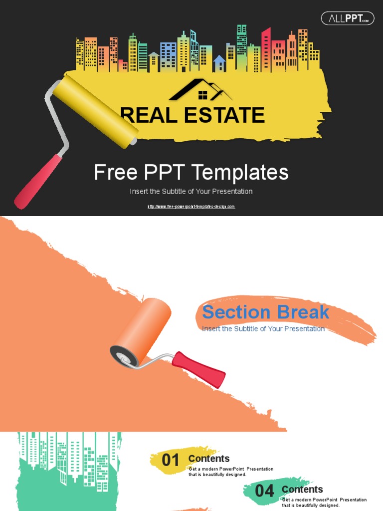 House Renovation PowerPoint Templates | PDF | Page Layout | Infographics