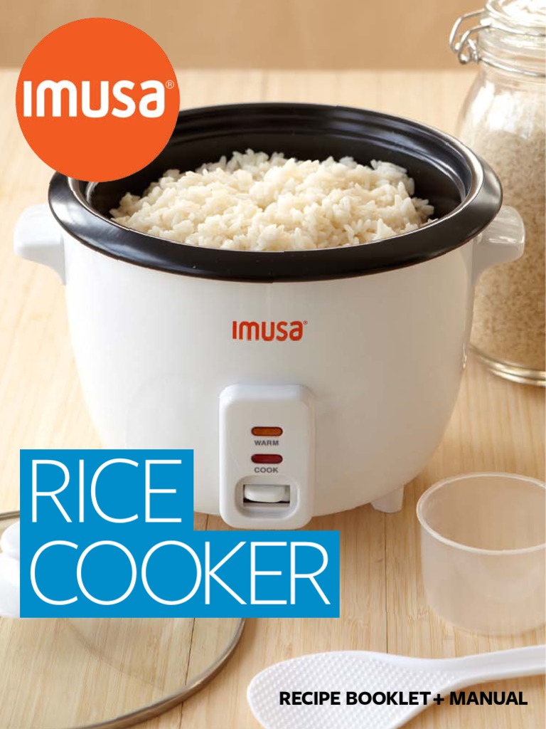 Rice Cooker: Recipe Booklet Manual | PDF | Ac Power Plugs And Sockets ...