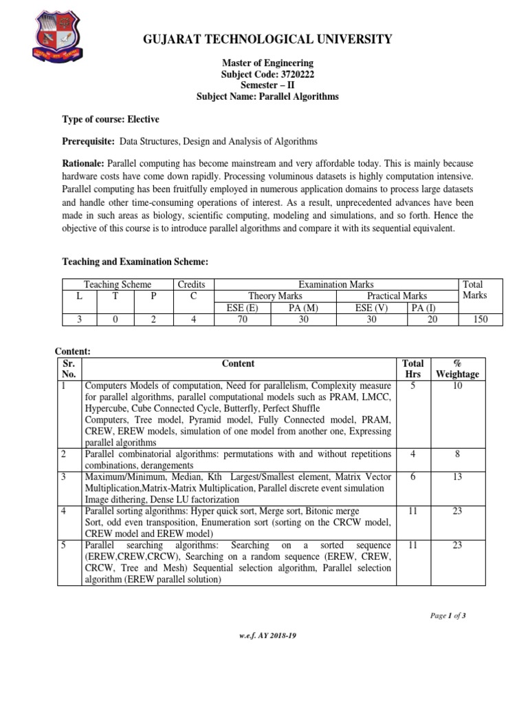 Parallel Algorithms Download Free Pdf Message Passing Interface
