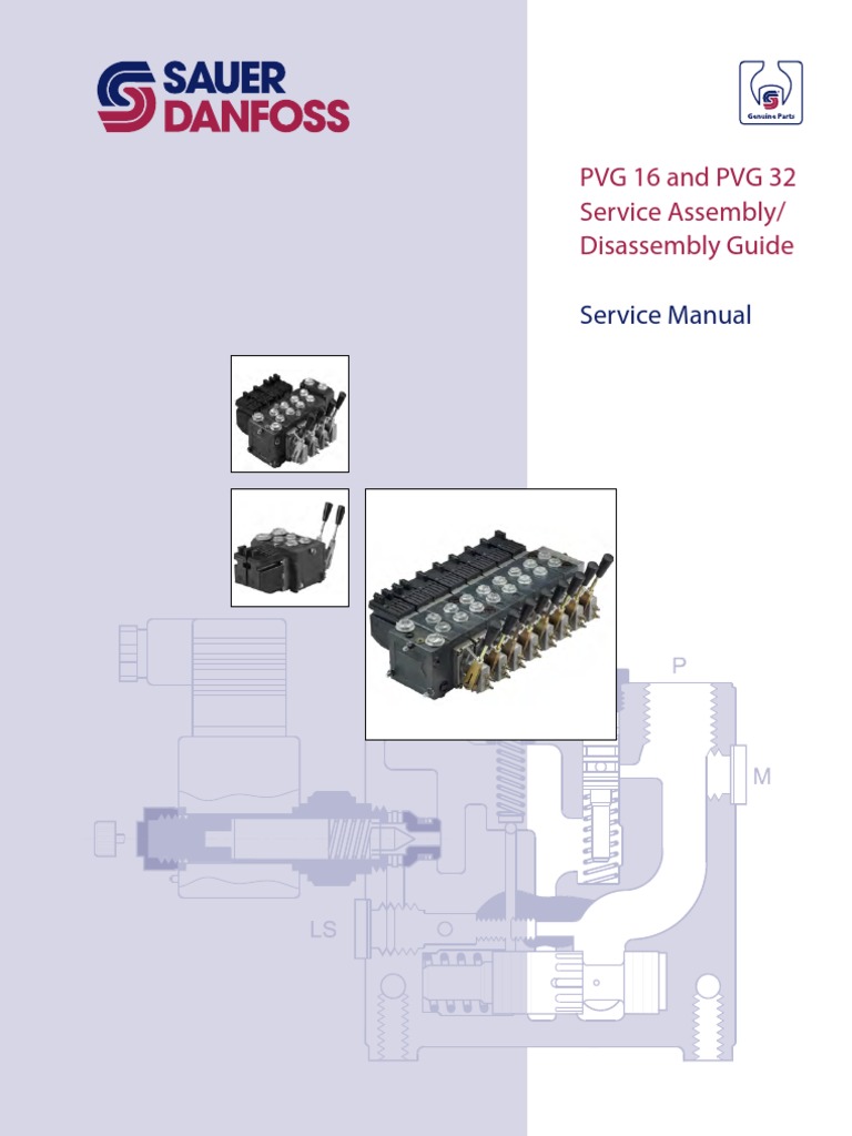PVG 16 and PVG 32 Service Assembly/ Disassembly Guide | PDF | Valve | Pump