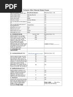 Standardized MMSE | PDF | Question | Mental Processes