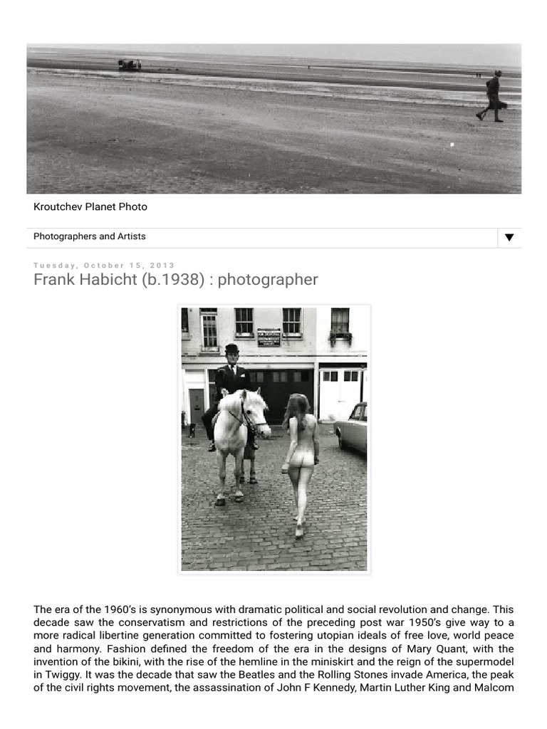 Frank Habicht: Documenting the Spirit of the 1960s Through His ...