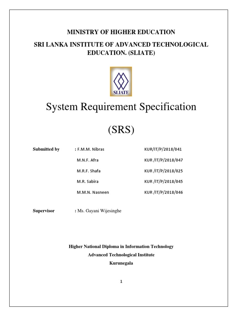 System Requirement Specification (SRS) | PDF | Advertising | Windows Xp
