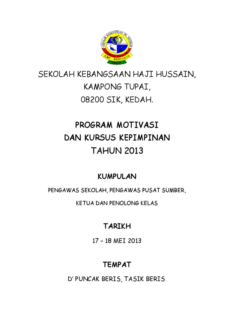 Program Kepimpinan Pelajar 2013 | PDF