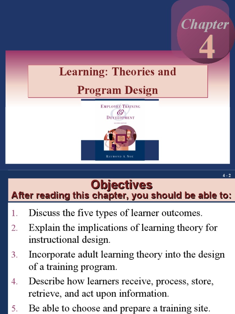 Learning: Theories and Program Design | PDF | Learning Theory ...
