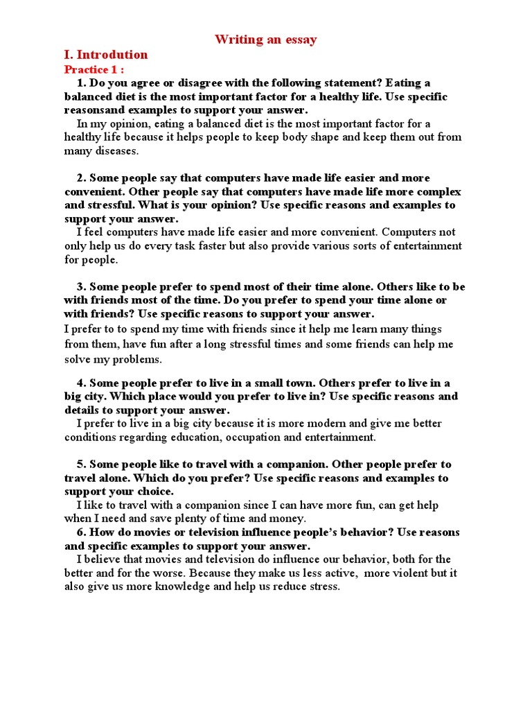 Importance of a Balanced Diet Essay | PDF | Healthy Diet | Diet (Nutrition)