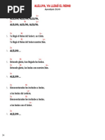 Aleluya Letra para Bodas | PDF | Artes del Lenguaje y Comunicación | Arte