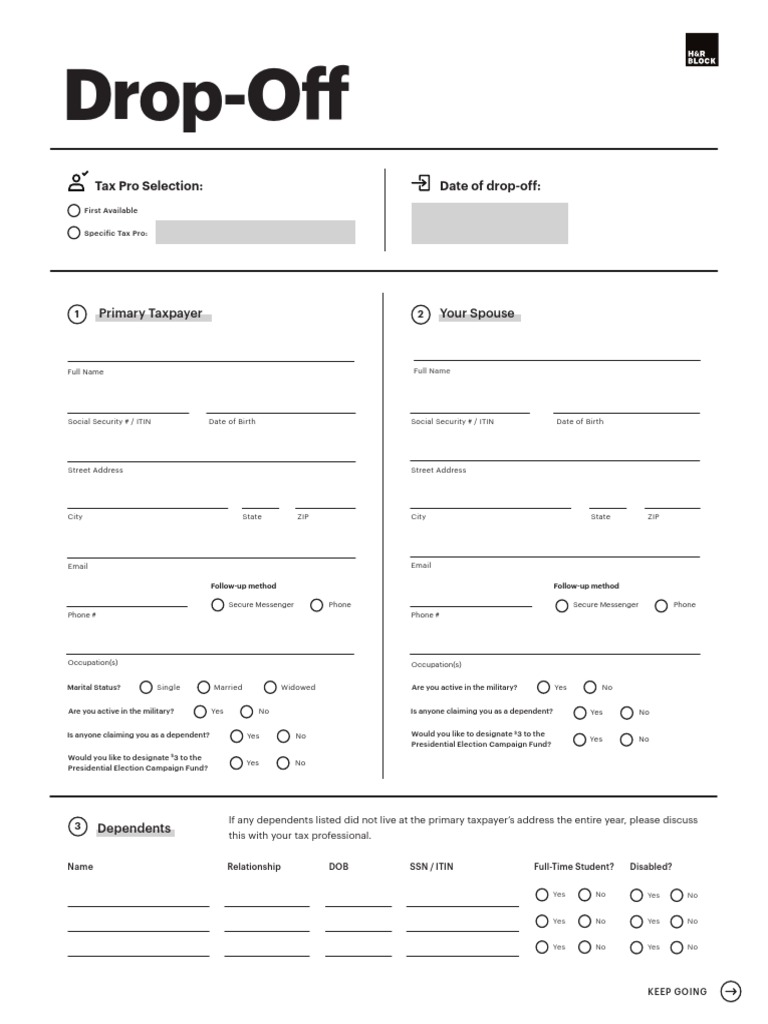 Tax Pro Selection: Date of Drop-Off | PDF | Social Security (United ...
