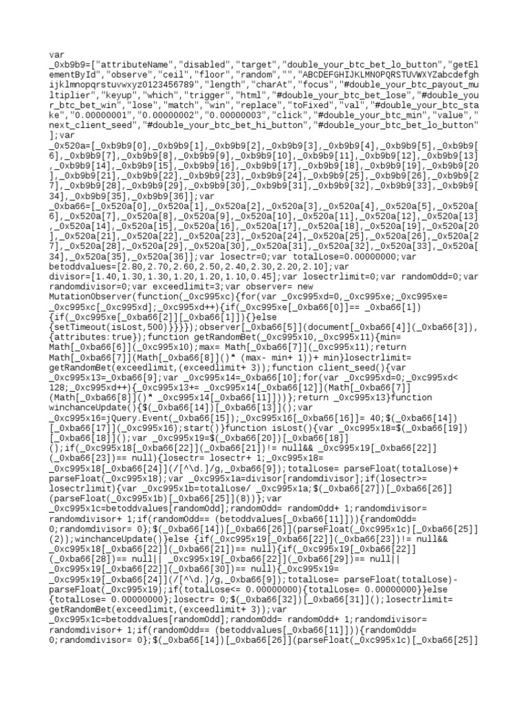 Script Freebitco - in | PDF | Hypertext | Web Development