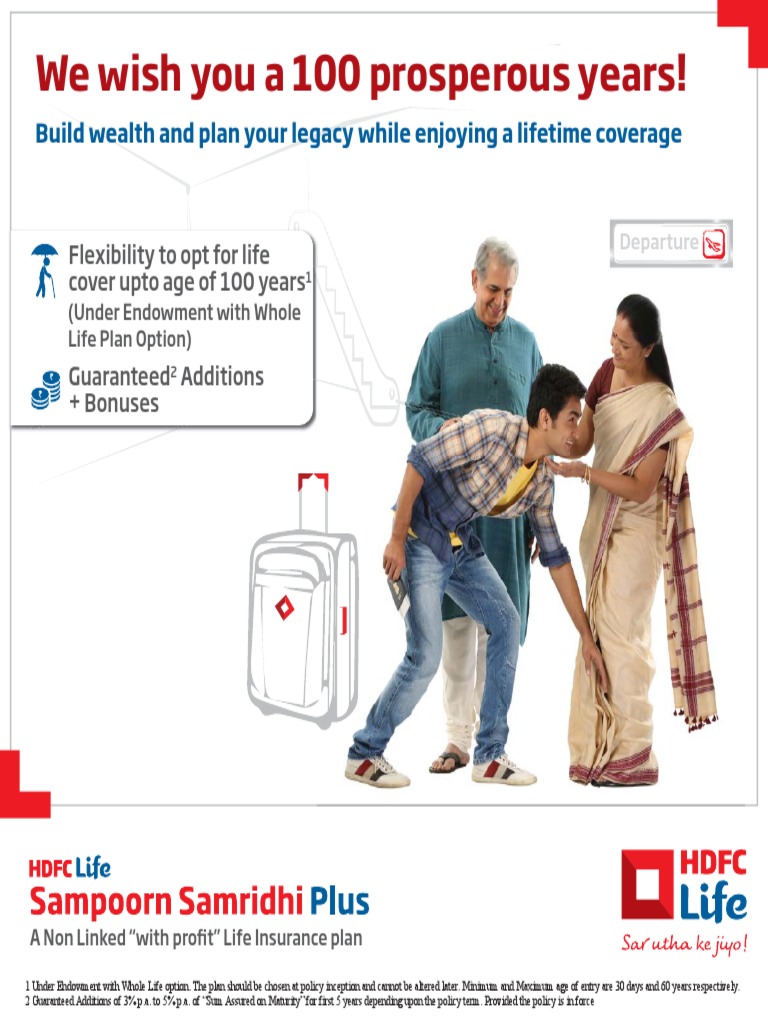 HDFC Life Sampoorn Samridhi Plus - Brochure PDF | Download Free PDF ...