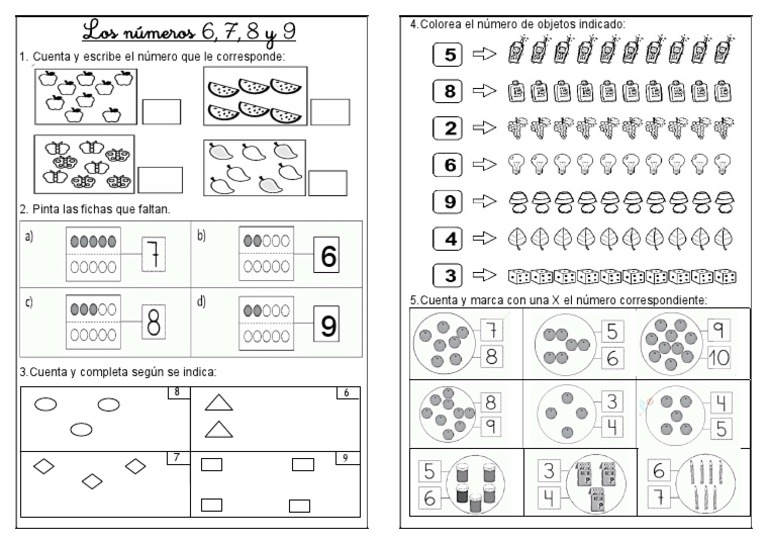 Jueves 28 - Jugamos Con Los Números. | PDF