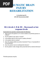 Rancho Los Amigos Scale | PDF | Traumatic Brain Injury | Cognitive Science