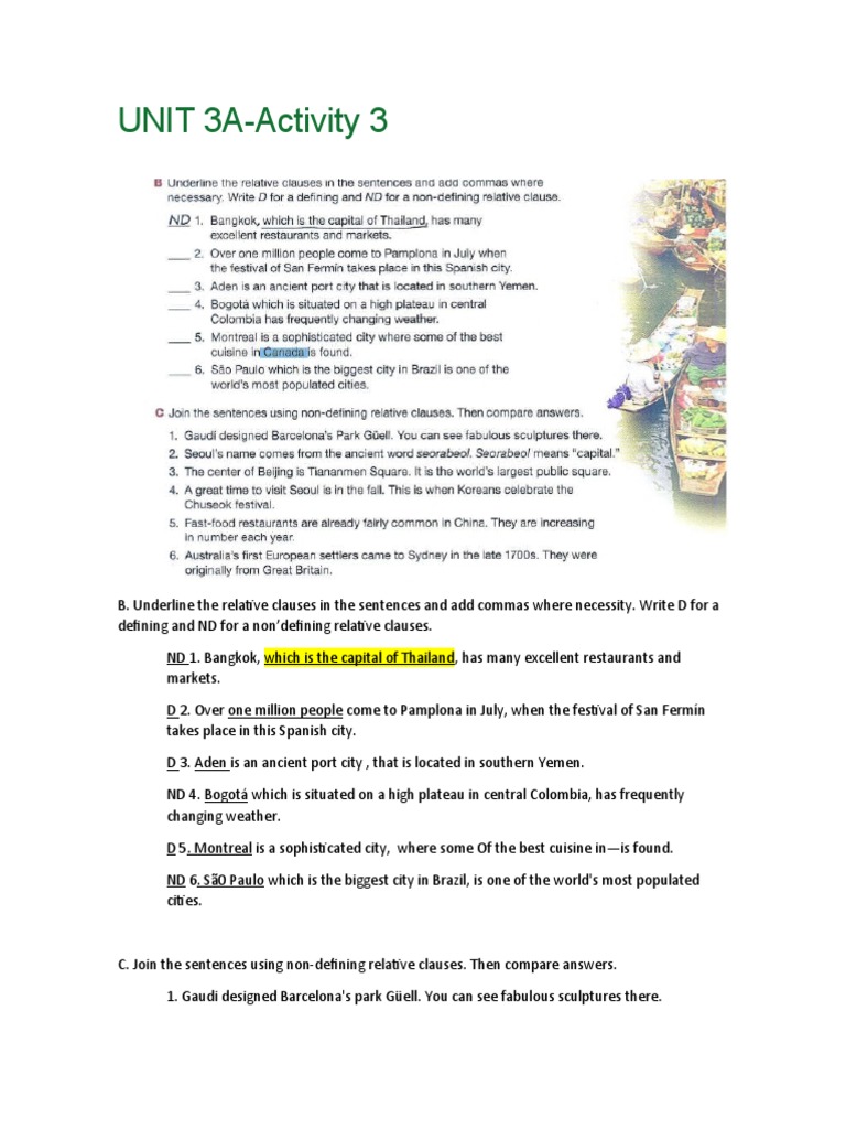 Unit 3a | PDF | Travel | Foreign Language Studies