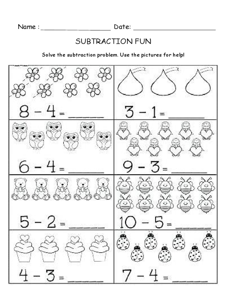 Learning subtraction through visual representations | PDF