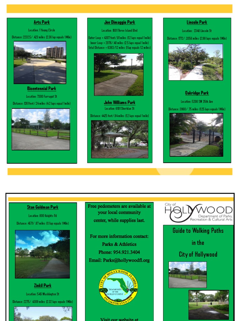 Walking Paths in Hollywood, FL | PDF