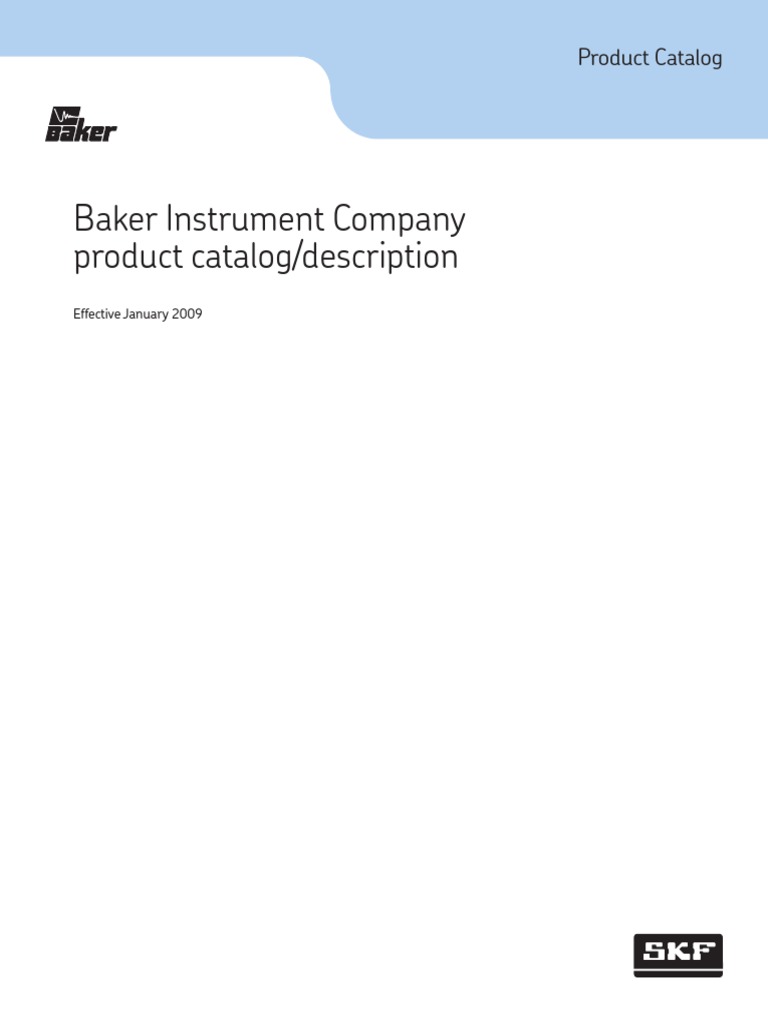 02 Co Catalogo-Baker PDF | PDF | Electricity | Manufactured Goods
