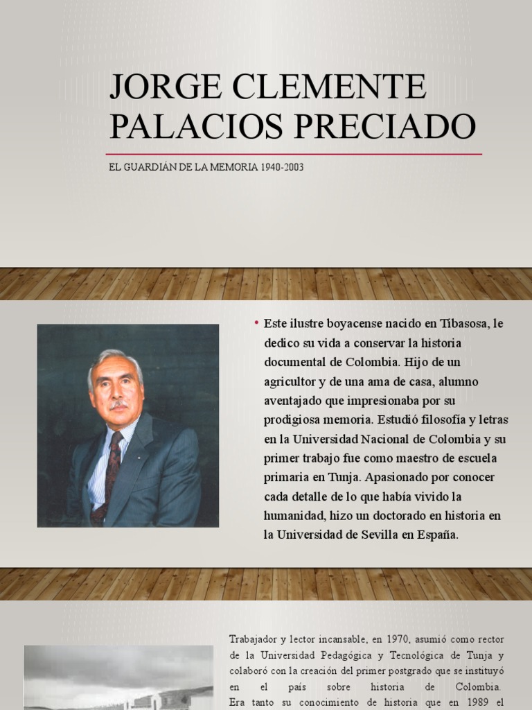 Jorge Clemente Palacios Preciado | PDF | Colombia | Bogotá