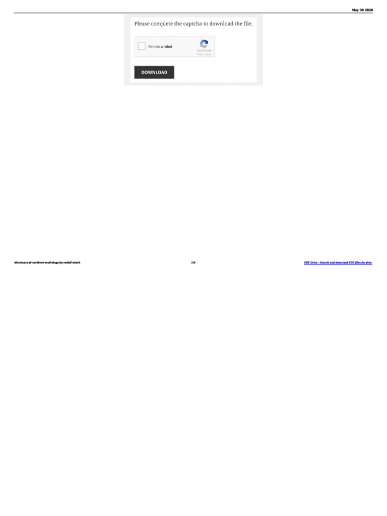 Dictionary of Northern Mythology by Rudolf Simek | PDF | Norse ...