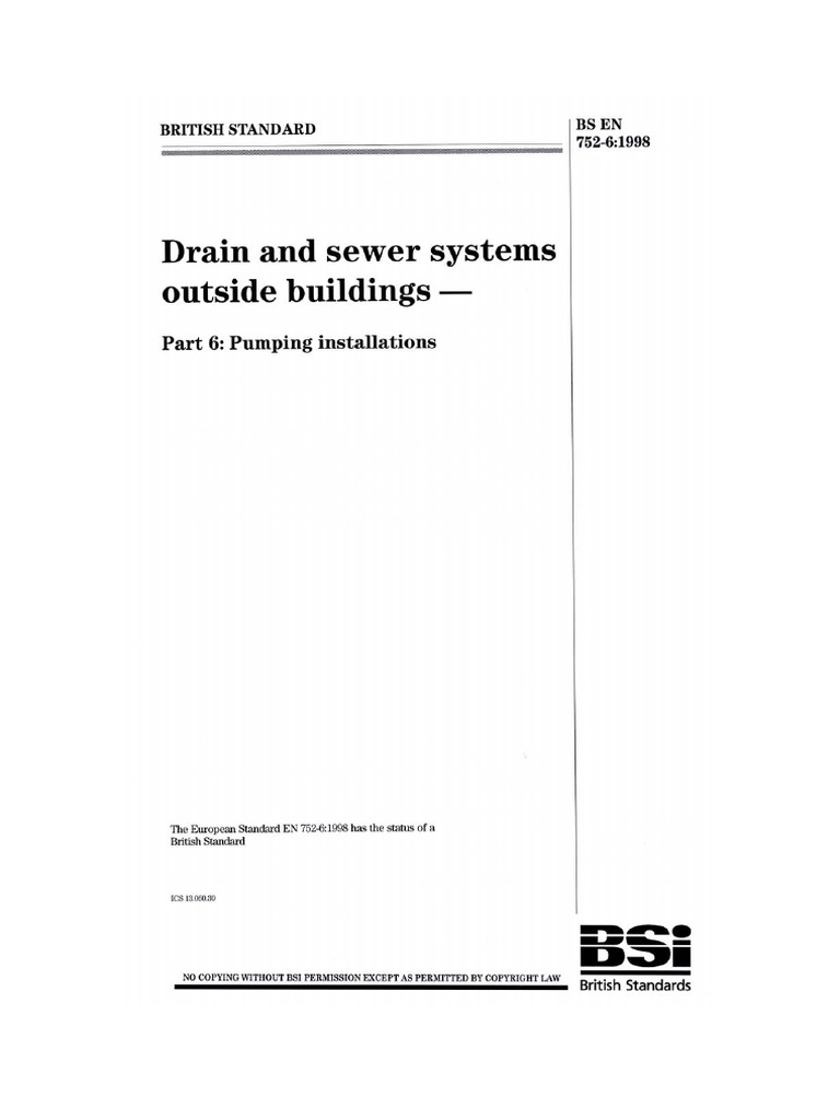 BS en 752 6 | PDF