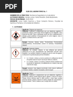 Reactivos Químicos y Sus Pictogramas | PDF | Combustión | Química