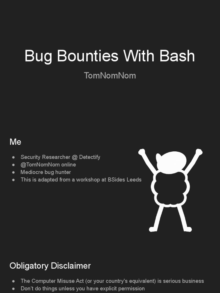 Bug Bounty Techniques with Bash | PDF | Unix | Software