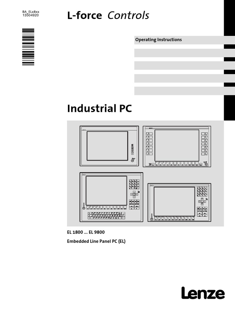 EL1800-EL9800 - Embedded Line Panel-PC - v4-0 - EN PDF | PDF ...