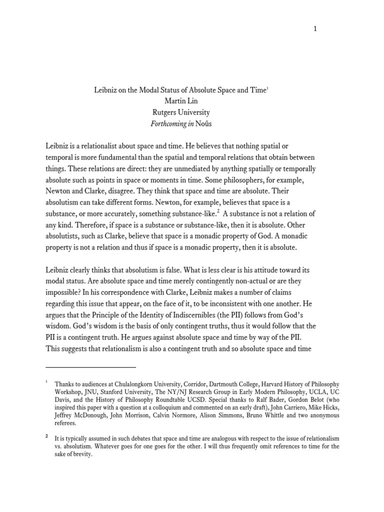 Lin 2 | PDF | Gottfried Wilhelm Leibniz | Teaching Mathematics