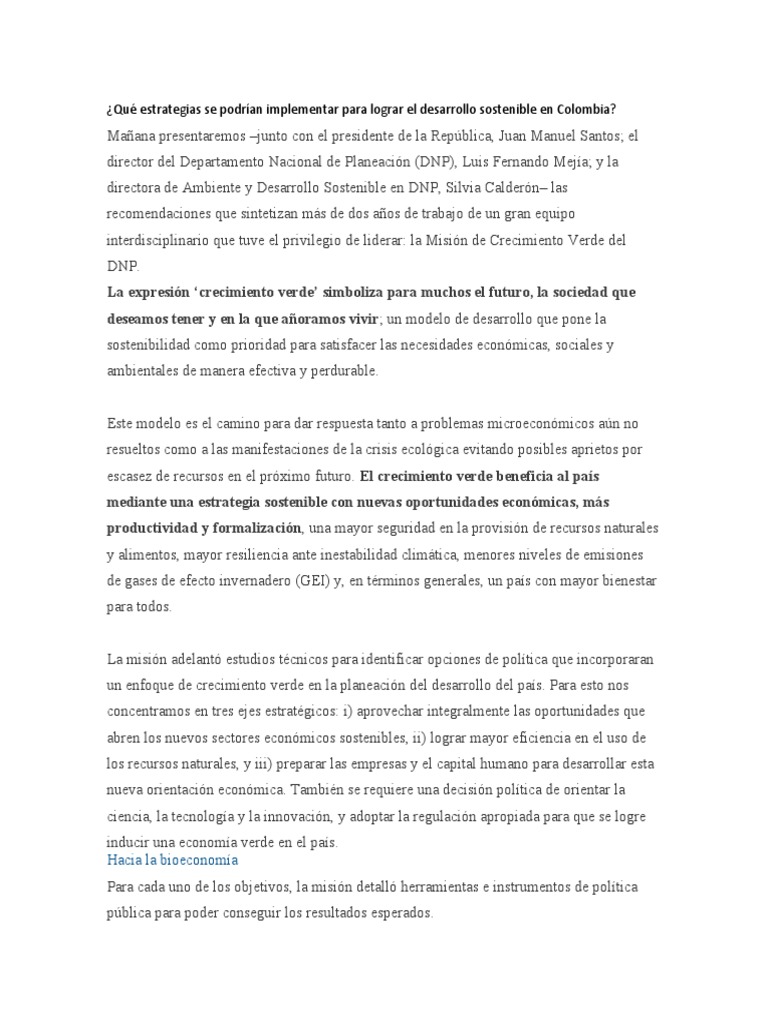 Qué Estrategias Se Podrían Implementar Para Lograr El Desarrollo