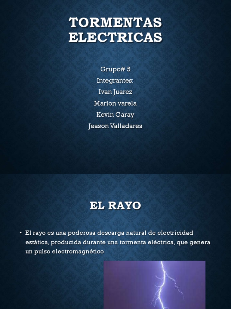 Tormentas Electricas PDF | Descargar gratis PDF | Relámpago | Tormenta