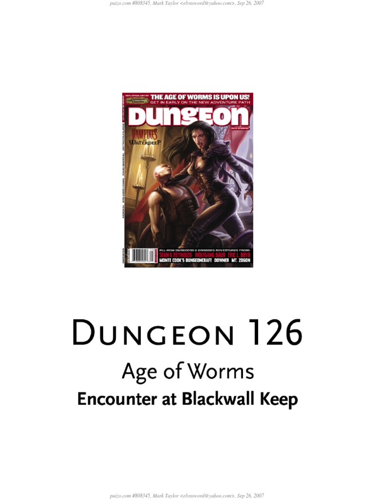 Part 3 - Encounter at Blackwall Keep PDF | PDF | Nature