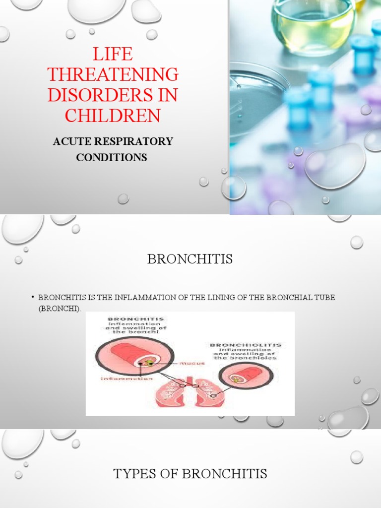 Acute Respiratory Disorders | PDF | Bronchitis | Asthma
