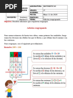 Suma y Resta Con Reagrupacion | PDF