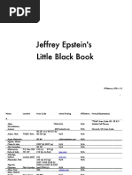 Jeffrey Epstein's Little Black Book | PDF
