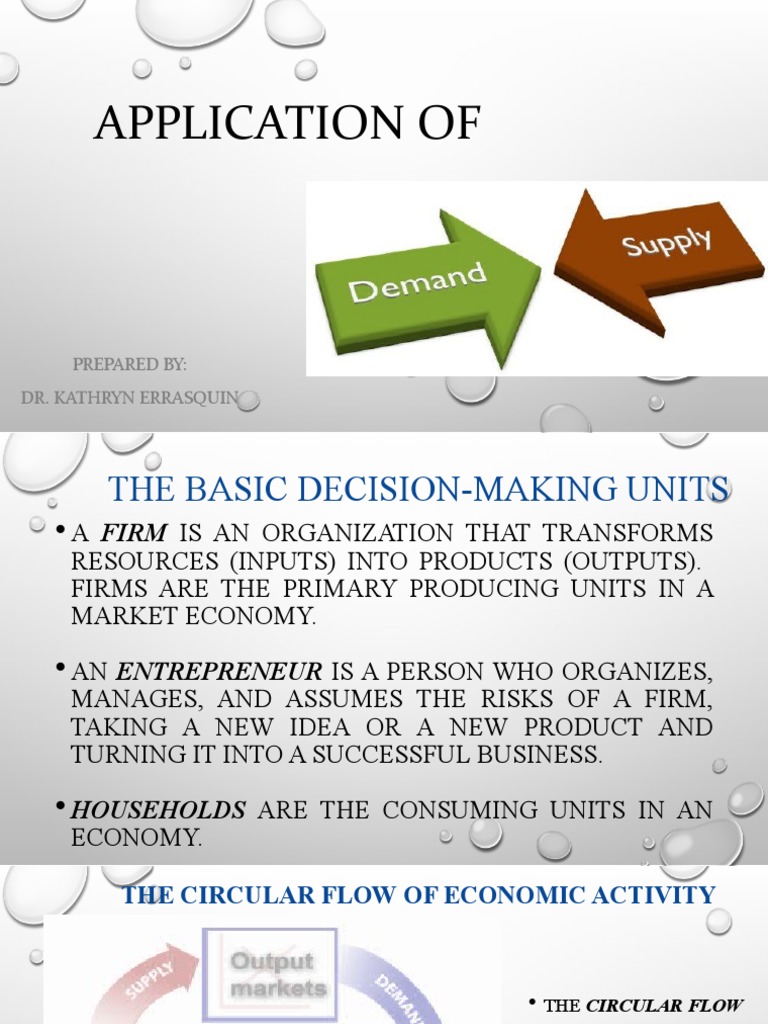 Application of Supply and Demand | PDF | Demand | Supply (Economics)